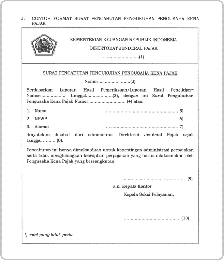 INI DIA KRITERIA MEMBUAT PENGUKUHAN PKP DICABUT