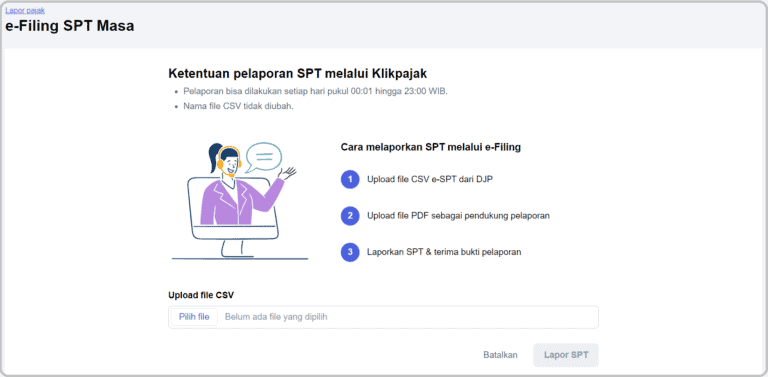 Tata Cara Pelaporan SPT Masa PPh Pasal 21 Online