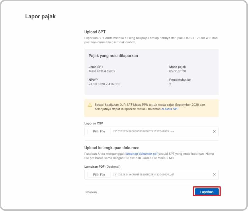 Tata Cara Pelaporan SPT Masa PPh Pasal 21 Online