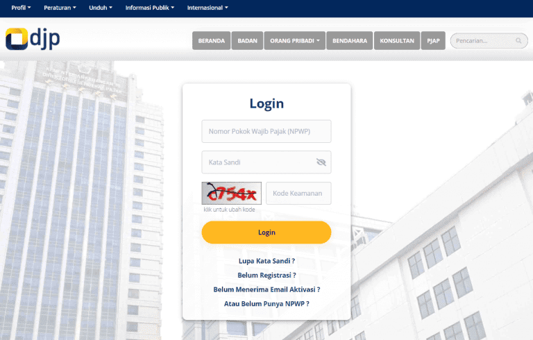 DJP Online: Cara Registrasi dan Penggunaan e-Filing Pajak