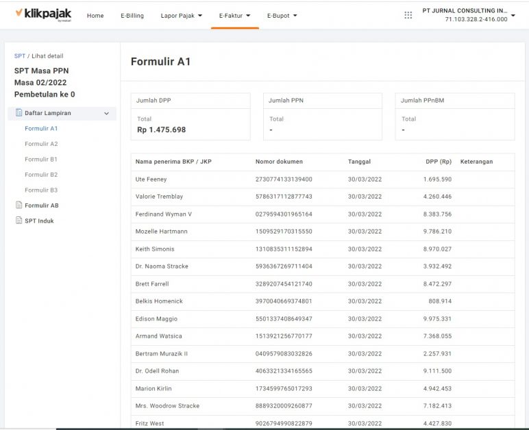 Bentuk Pengisian dan Contoh SPT Masa PPN Adalah Berikut ini!