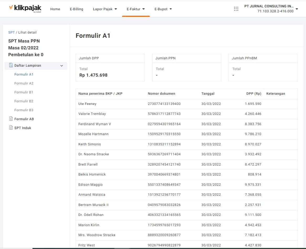 Bentuk, Contoh dan Tata Cara Pengisian SPT Masa PPN