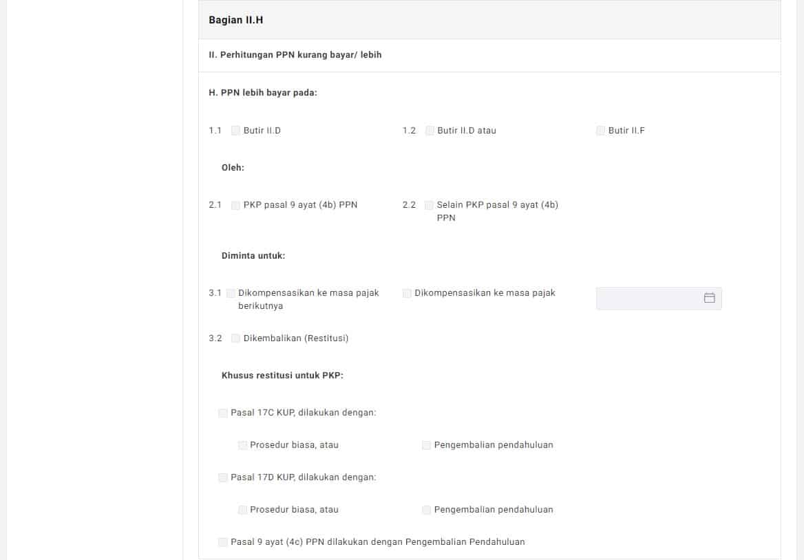 Bentuk Pengisian dan Contoh SPT Masa PPN Adalah Berikut ini!