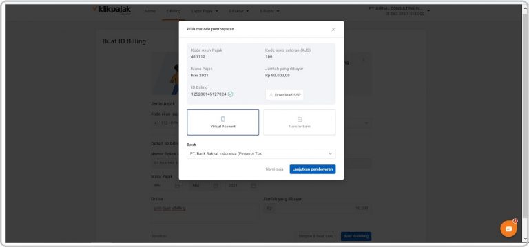 Panduan Cara Membuat Kode Billing Pajak Online