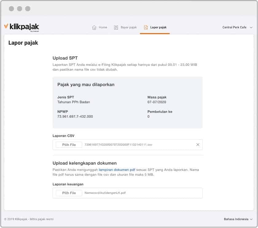 Aplikasi e-Filing Pajak Online untuk Lapor SPT Badan Resmi - Klikpajak