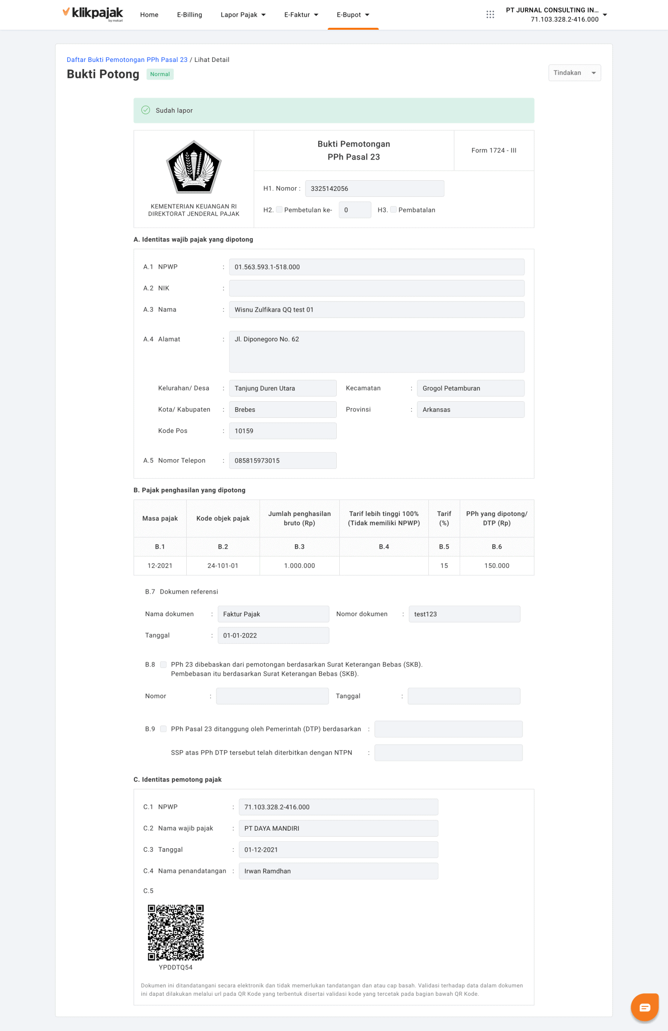 Kapan Bukti Potong PPh 23 Diterbitkan dan Siapa yang Buat?