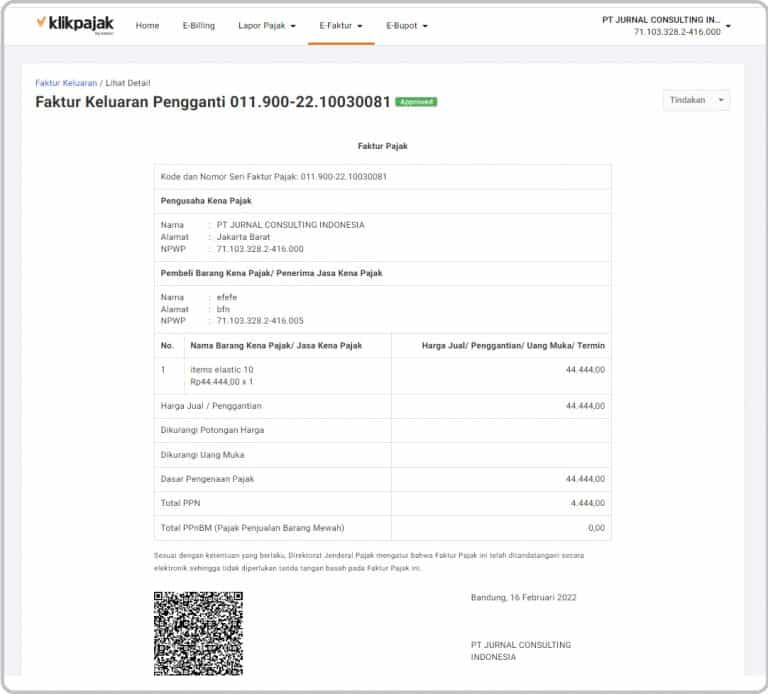 Contoh Faktur Pajak Gabungan dan Jenis Faktur Perusahaan