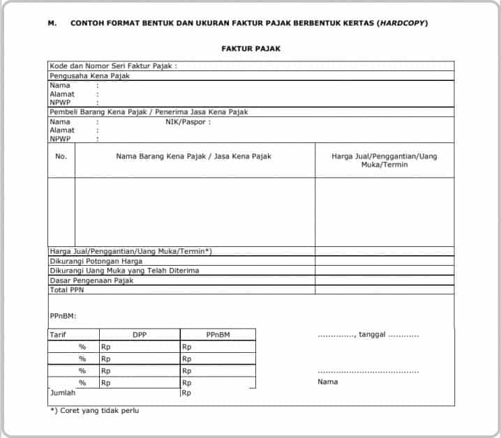 Poin-poin Aturan Faktur Pajak Elektronik Terbaru