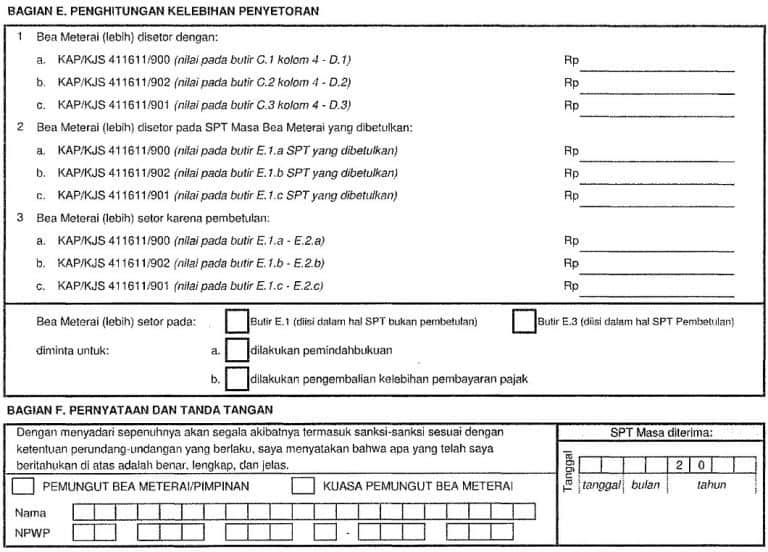 Lapor SPT Bea Meterai: Ketentuan & Cara Lapor SPT Masa Bea Meterai