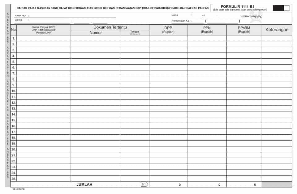 Form SPT Masa PPN 1111 Excel Terbaru & Formulir SPT Masa PPN 1107 Form SPT Masa PPN 1111 Excel Terbaru & Formulir SPT Masa PPN 1107