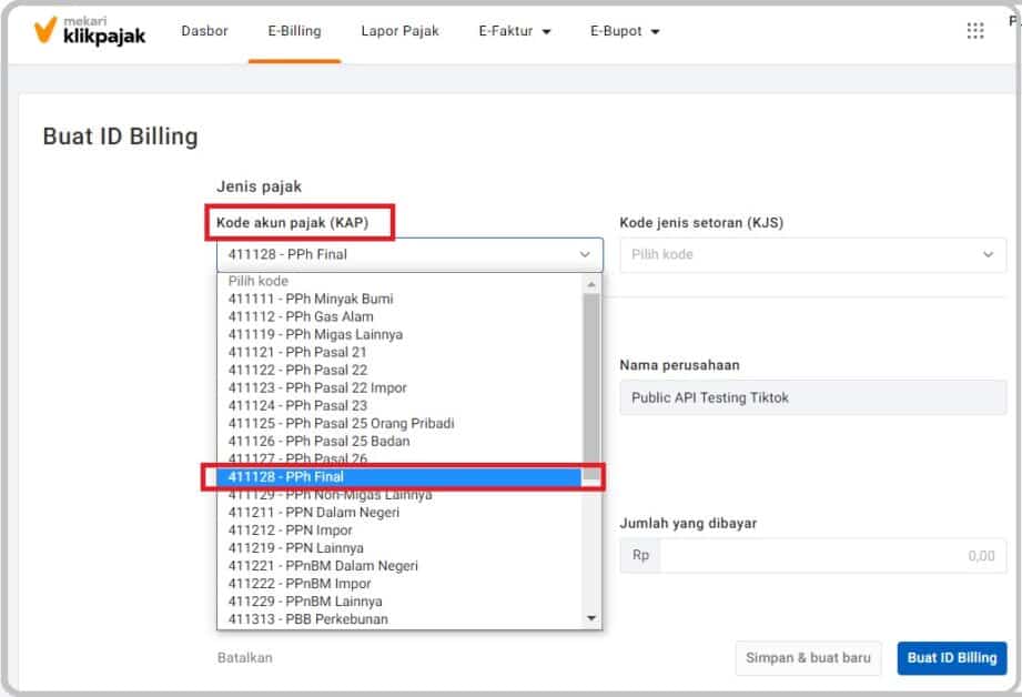 Bagaimana Cara Buat e Billing PPh Pasal 4 Ayat 2? Bagaimana Cara Buat e Billing PPh Pasal 4 Ayat 2?