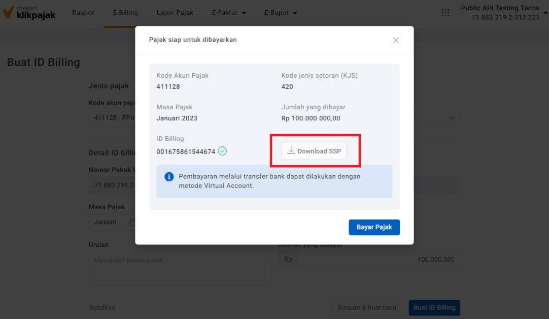 Panduan Cara Membuat Kode Billing Pajak Online