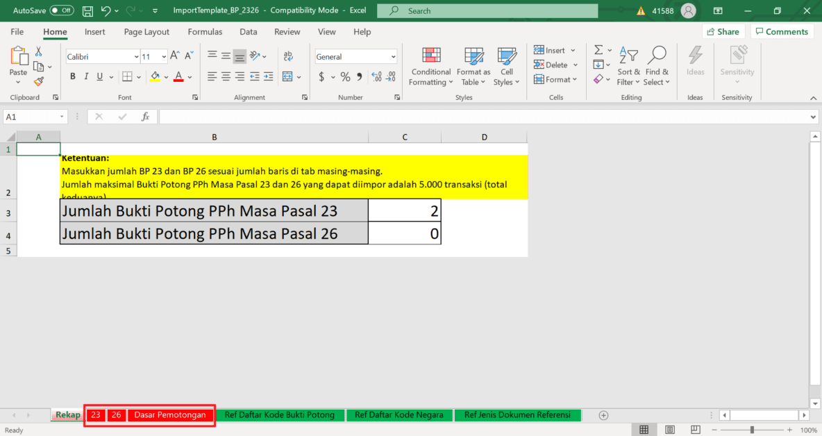 Bagaimana Cara Impor Bukti Potong PPh 23 ke eForm?
